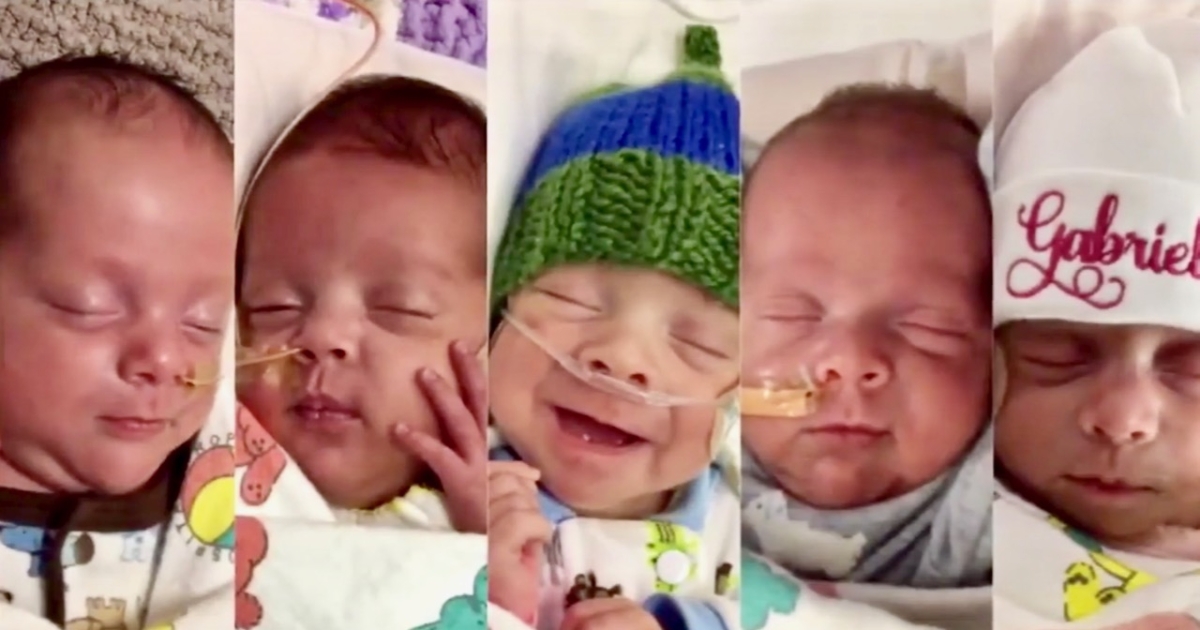 Father Leaves Tear-jerking Message for Newborn Quintuplets in YouTube ...
