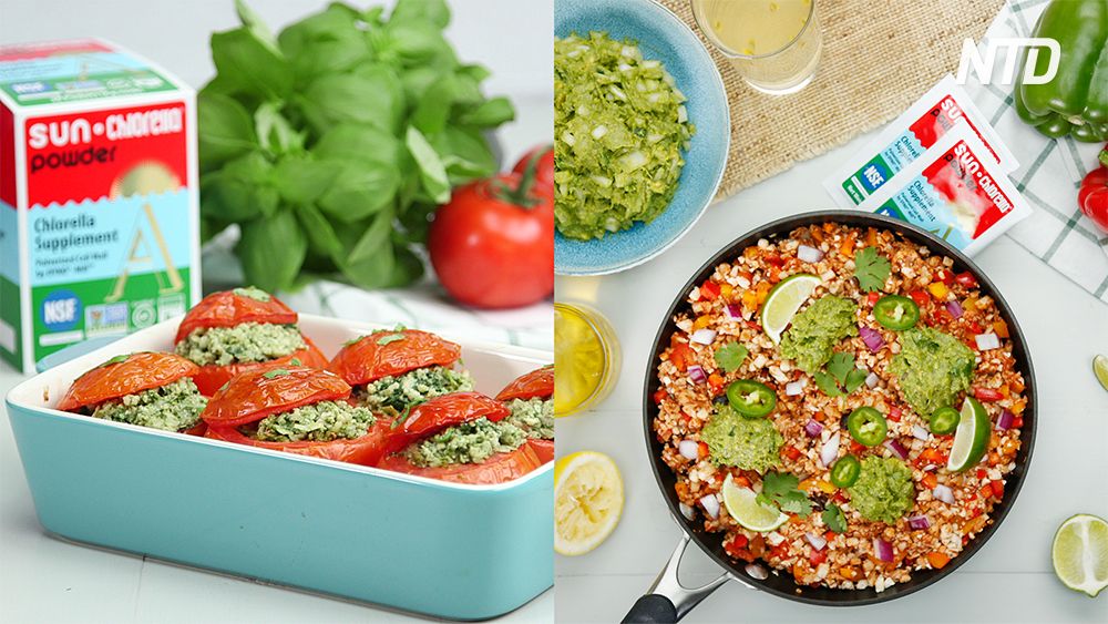 Chlorella Cauliflower Rice 2 Ways | NTD