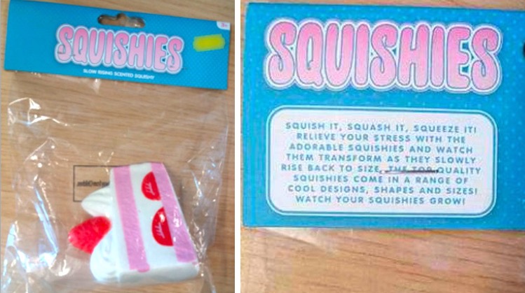 Children's 'Squishies' Cake-Shaped Toy Recalled Due to Choke Hazard | NTD