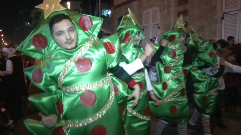 Damascus Brings in Festive Season With Massive Christmas Parade | NTD