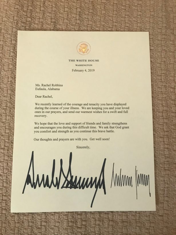 27-Year-Old Woman Receives Letter From White House After Battling Brain ...