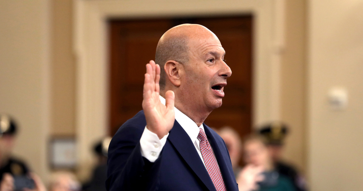 Trump Impeachment Witness Says He Now Supports Trump Ntd