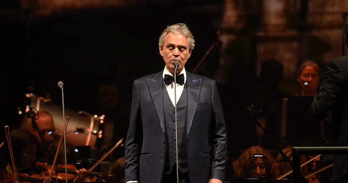 Opera Singer Andrea Bocelli Will Perform Live on Easter From Italy’s ...