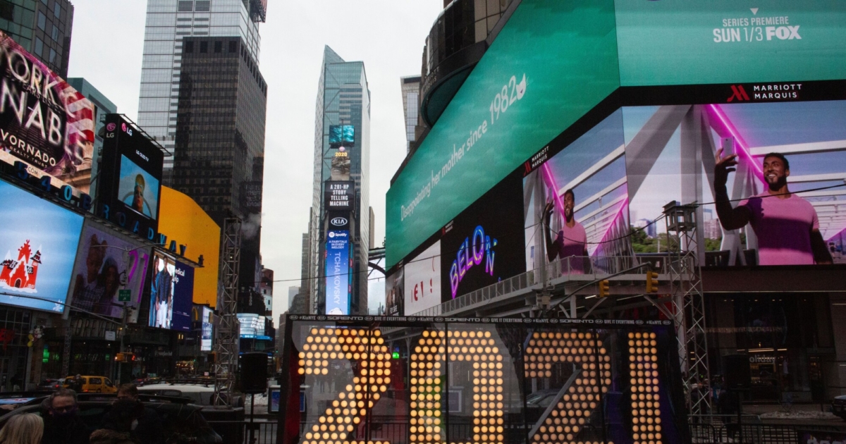 2021 Numerals Arrive in Times Square | NTD
