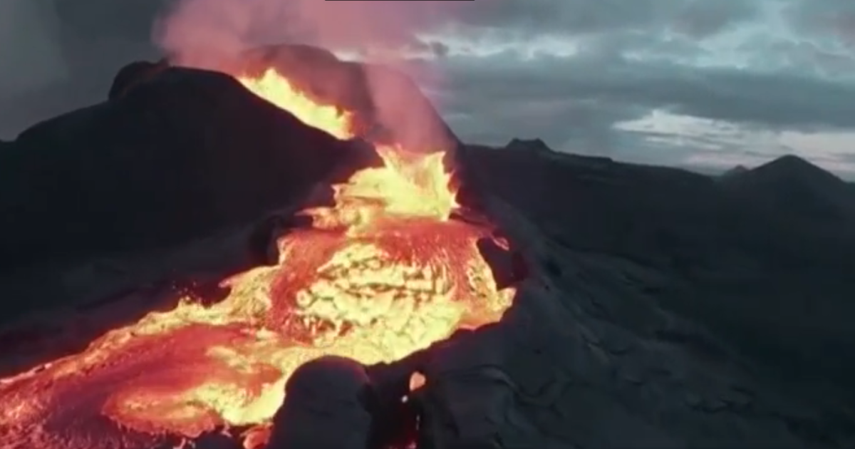 Watch Moment Drone Crashes Into Erupting Icelandic Volcano Ntd