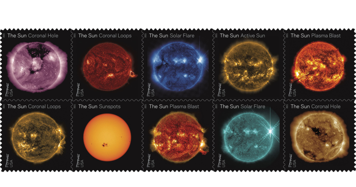 New Stamps Celebrate a Decade of Watching the Sun From Space | NTD
