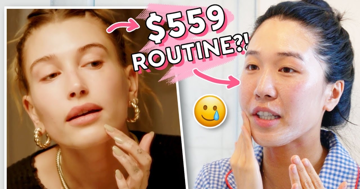 We Tried Hailey Bieber’s Entire Skincare Routine! | NTD