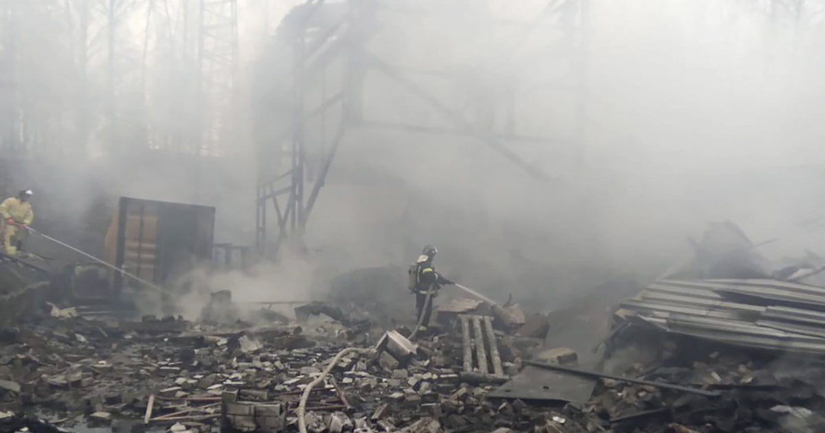 16 Killed in Russian Gunpowder Factory Blast | NTD