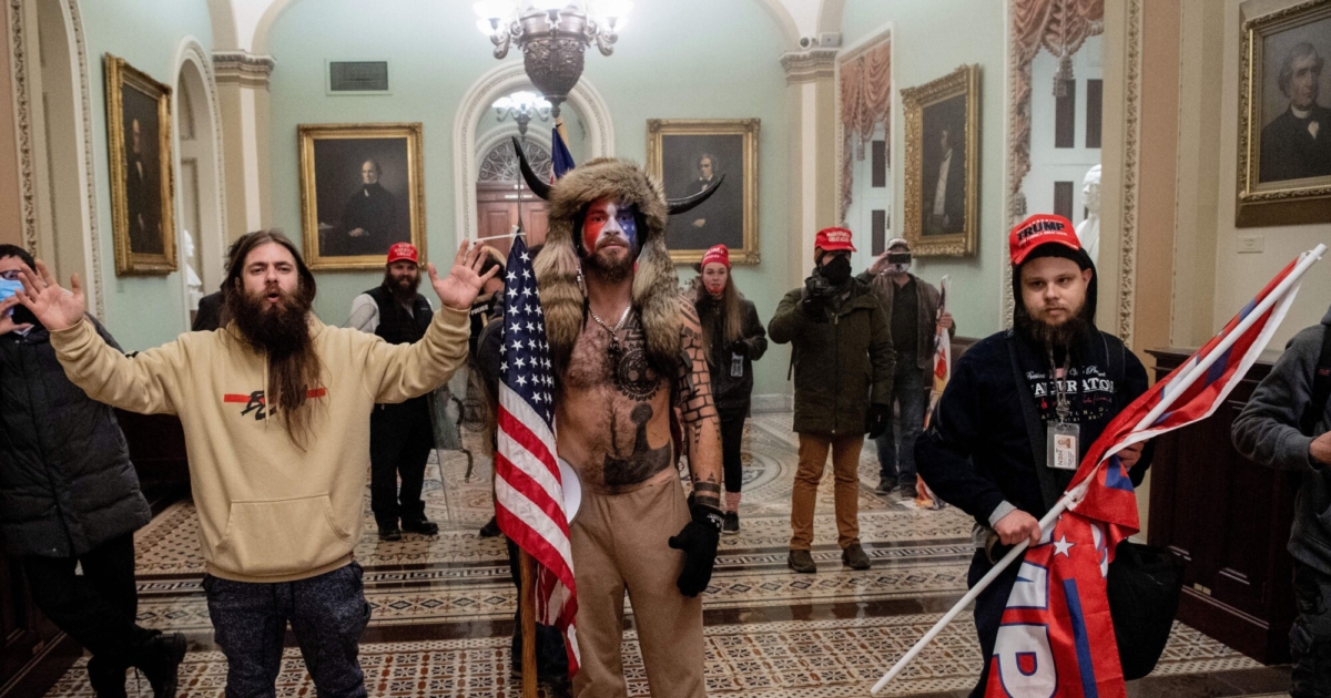 ‘QAnon Shaman’ Jacob Chansley Sentenced to More Than 3 Years in Prison ...