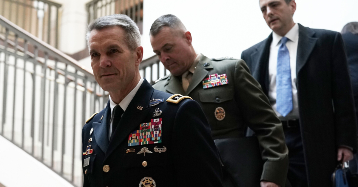 USSOCOM Commander Says US Cannot Rely on Taliban to Fight ISIS in ...