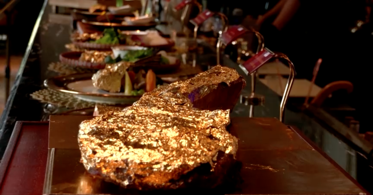 Gold Covered Steak Inspired By Controversy Ntd