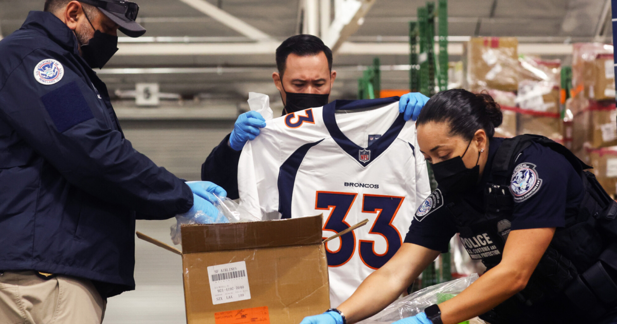 ICE Seizes $97.8 Million of Fake Sports Merchandise | NTD