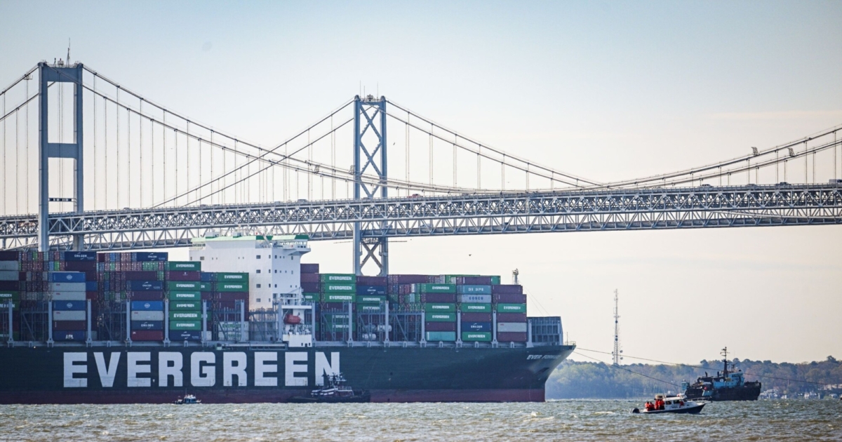 Stuck Container Ship in Chesapeake Bay Finally Refloated | NTD