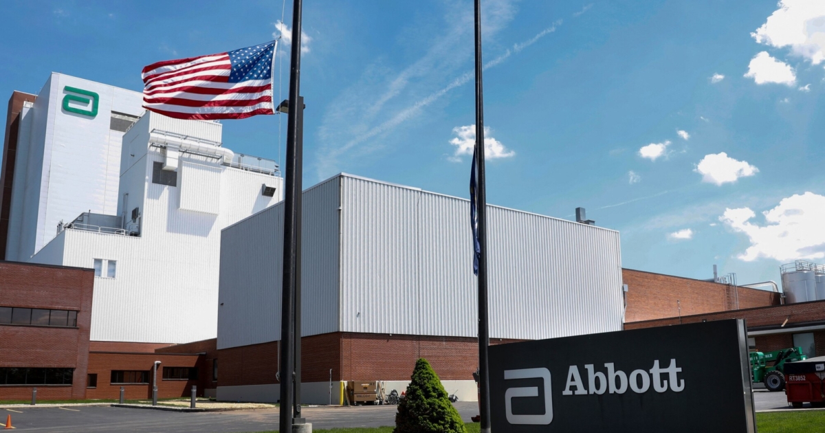 Abbott Baby Formula Plant in Michigan on Track to Reopen in 1–2 Weeks | NTD