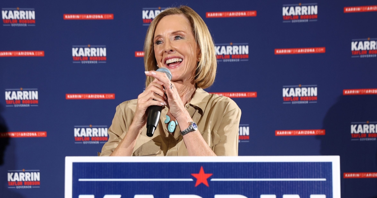 Robson Pulls Ahead of Lake In Heated Race for Republican Nomination for ...