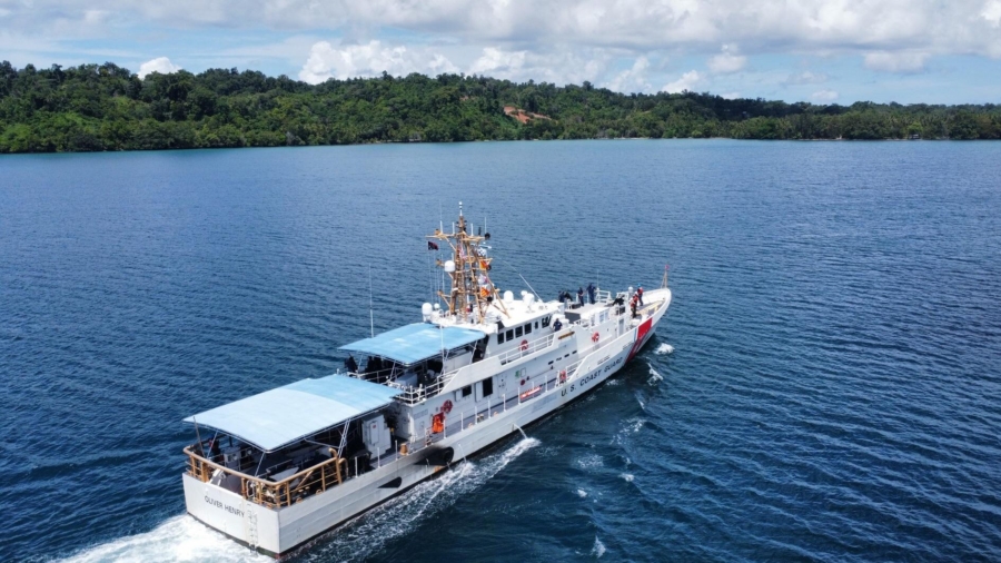 US Coast Guard Vessel Denied Port Call in Solomon Islands | NTD