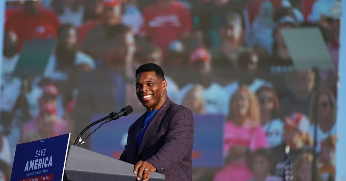 Endorsed by Trump, Walker Shows He Runs His Own Game in Georgia Senate ...