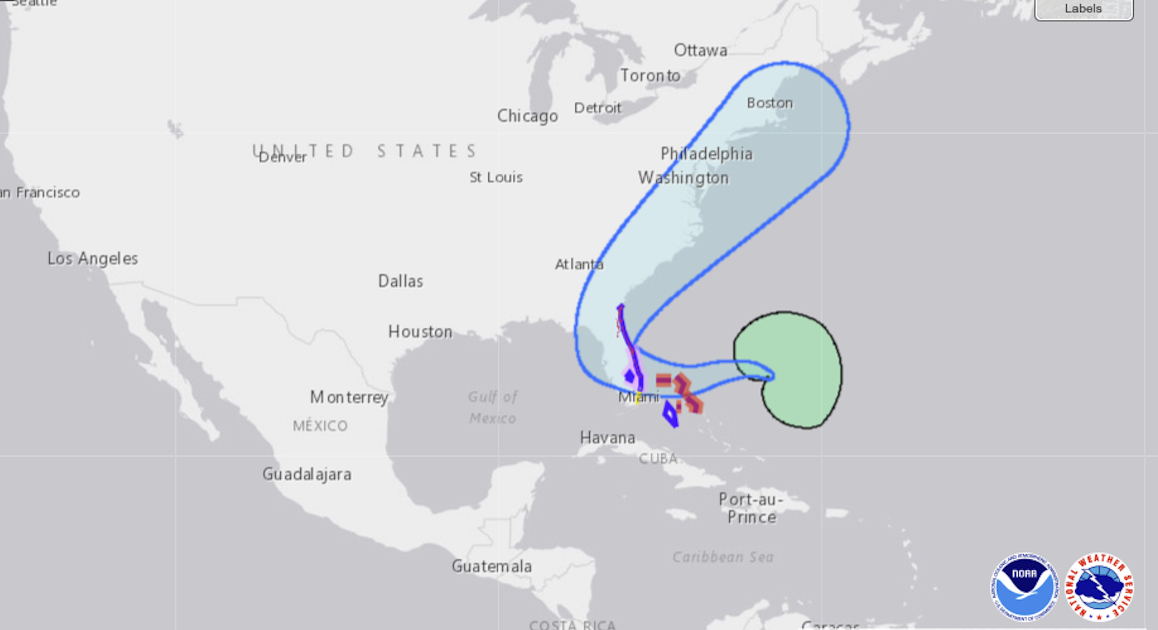 Hurricane Watch: Subtropical Storm Eyes Florida, Bahamas | NTD
