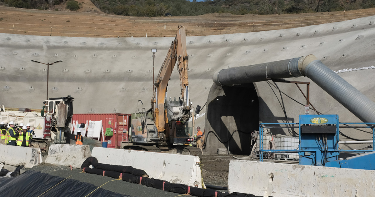 Tunnel Construction Begins for Anderson Dam in California | NTD