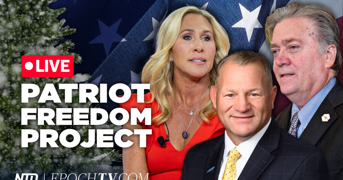 Patriot Freedom Project Holiday Open House With Steve Bannon, Marjorie ...