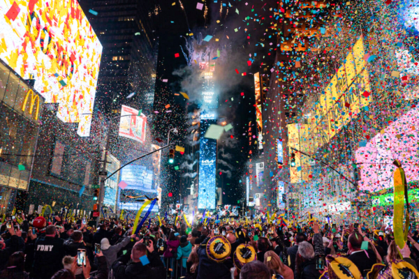 Times Square Tests New Year’s Eve Confetti | NTD