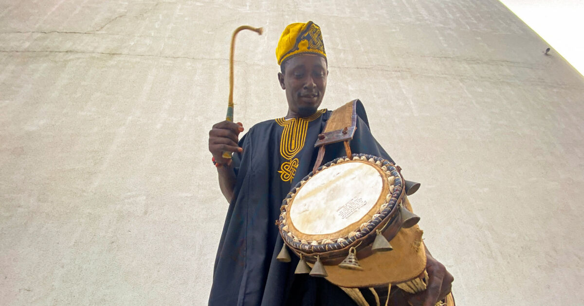 Nigerian Drummer Nurtures Children to Preserve Use of Local Instruments ...
