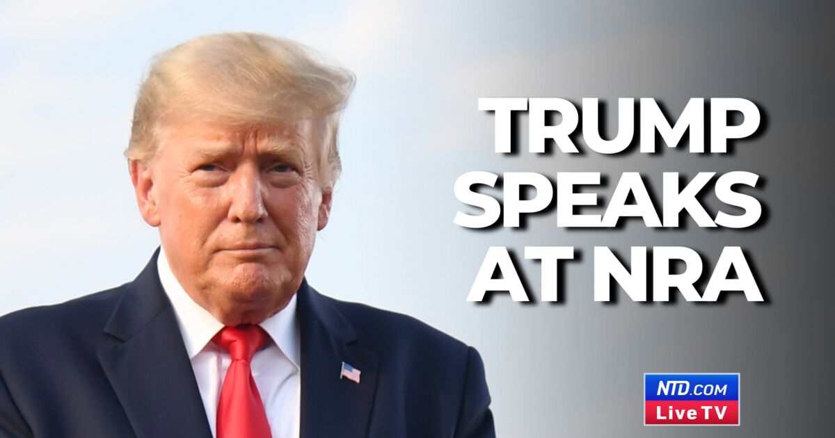 Trump Speaks at National Rifle Association’s Annual Conference | NTD