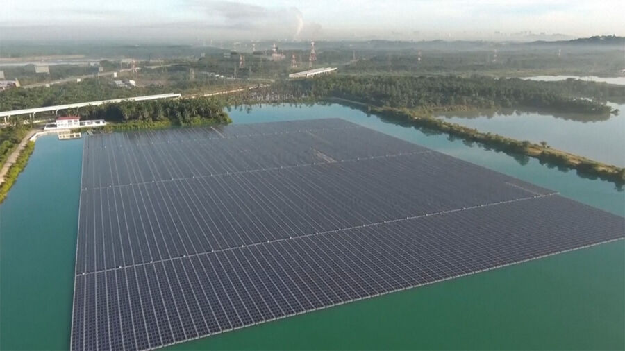 Long Popular In Asia, Floating Solar Catches On In US | NTD