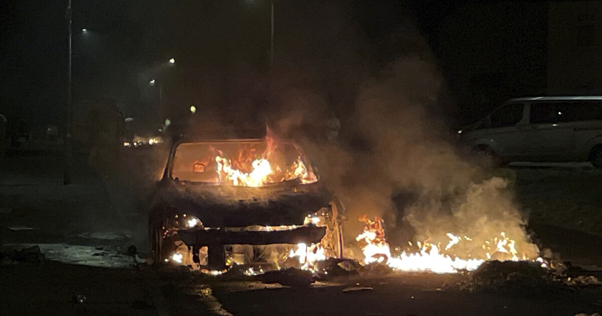 Cars Set on Fire in Cardiff as UK Police Face ‘Large Scale Disorder ...