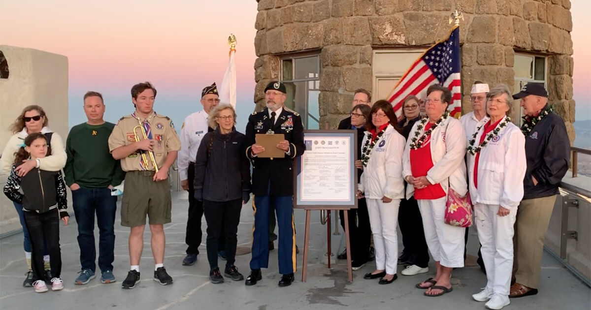 Northern California City Holds Mount Diablo Beacon Lighting Ceremony ...