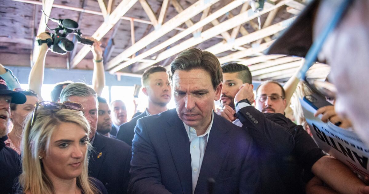 DeSantis Snaps at Reporter: ‘Are You Blind?’ | NTD