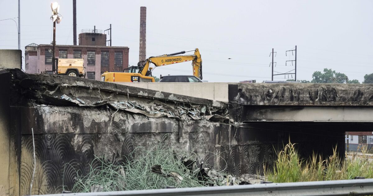 Collapsed Stretch of Interstate 95 in Philadelphia to Reopen Within 2 ...