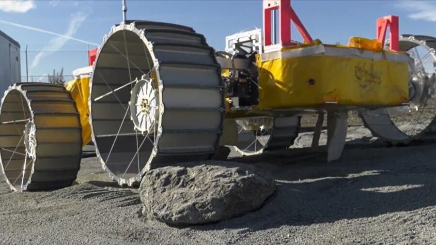Lunar Rover Prototype Goes for a Test Drive | NTD