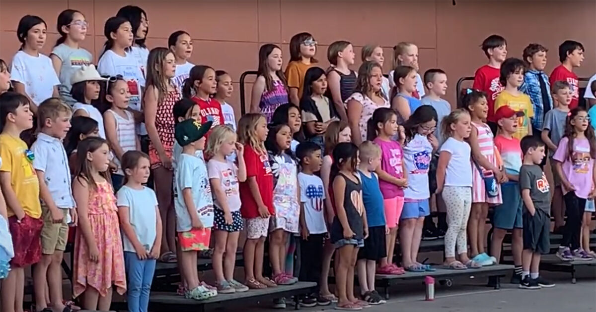 ‘Patriotic Sing’ Children’s Choir Shares America’s ‘Treasured Songs ...