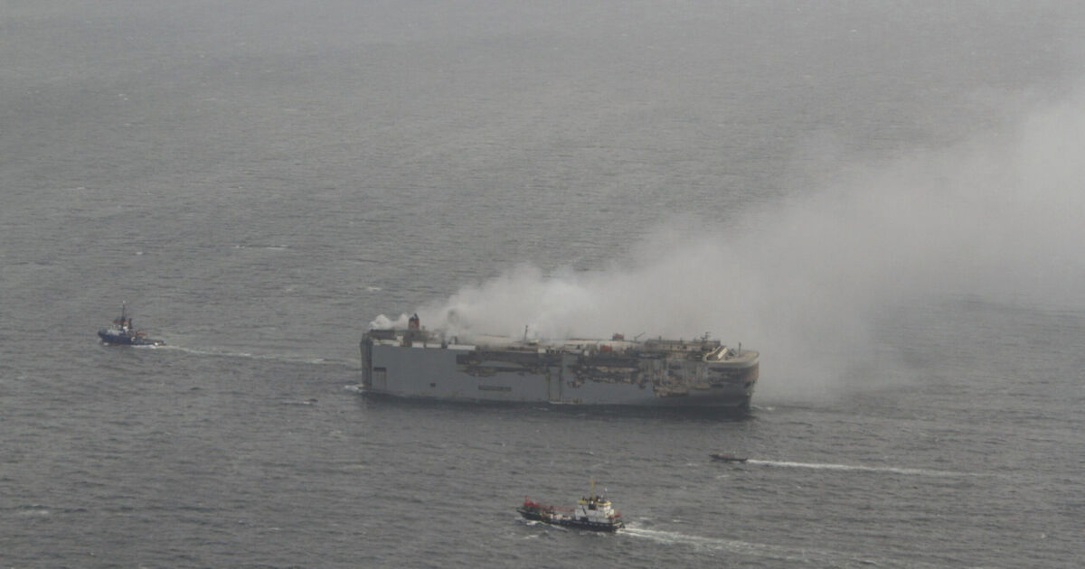Dutch Ministry Says a Fire That Blazed for Nearly a Week on a Cargo ...