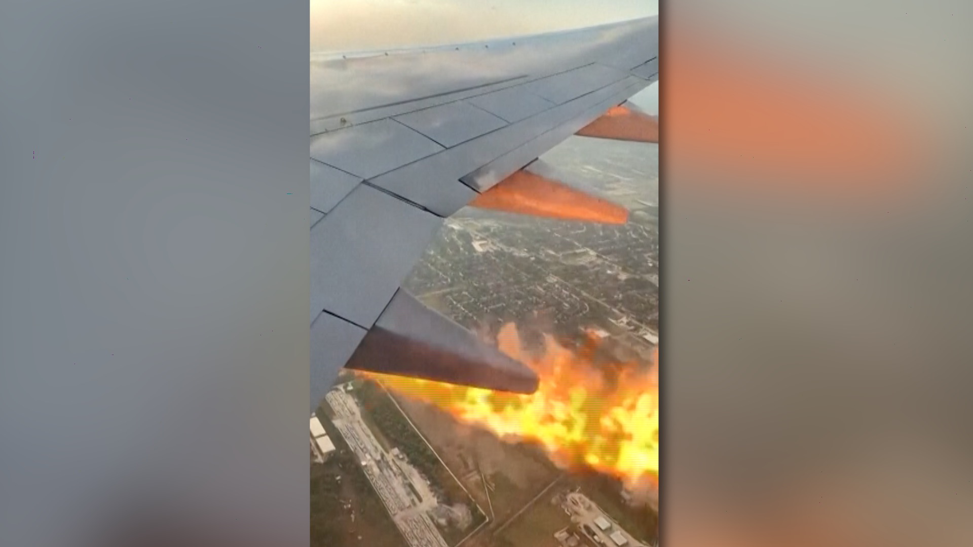Videos Show Flames From Engine of Plane That Returned to Houston ...