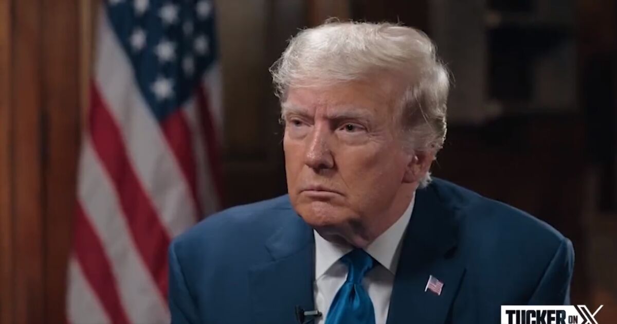 Trump Addresses Risk of American Civil War With Tucker Carlson | NTD