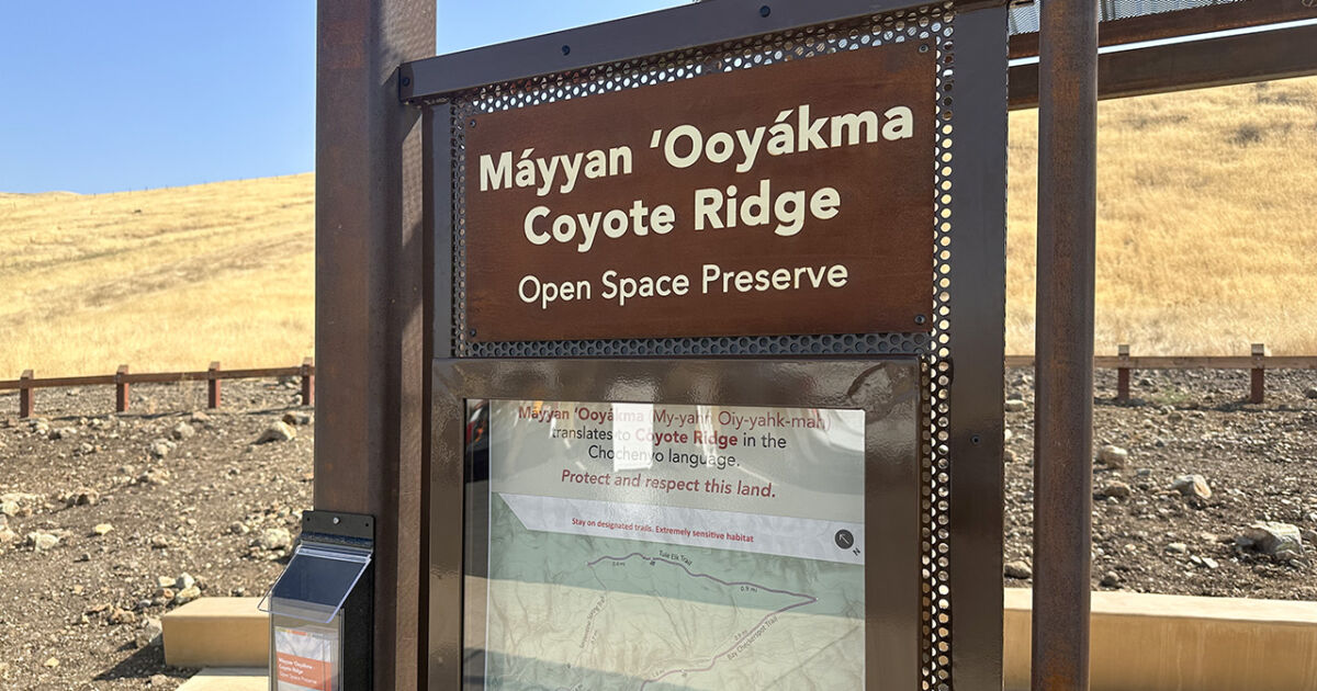 New Máyyan ‘Ooyákma Coyote Ridge Open Space Preserve in Silicon Valley ...