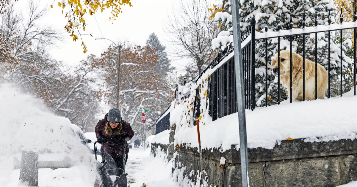First Major Storm of the Season Drops up to a Foot of Snow in Montana | NTD