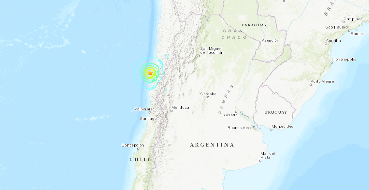 Powerful 6.6-Earthquake Strikes Off Coast of Chile and Is Felt in ...