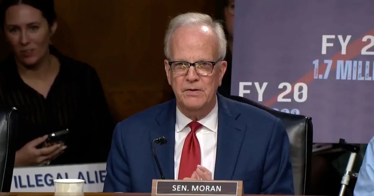 Sen. Moran Grills Mayorkas on ‘Pull Factors’ of Border Crisis, Responds ...