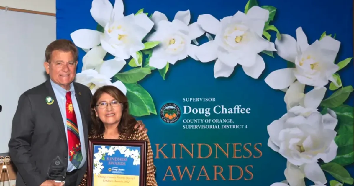 Orange County Supervisor Doug Chaffee Holds 5th Annual Kindness Awards ...