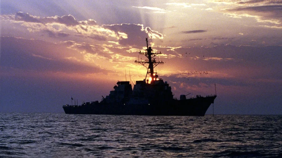 US Navy Warship Shoots Down 'Iranian-Made' Drone Launched from Yemen ...