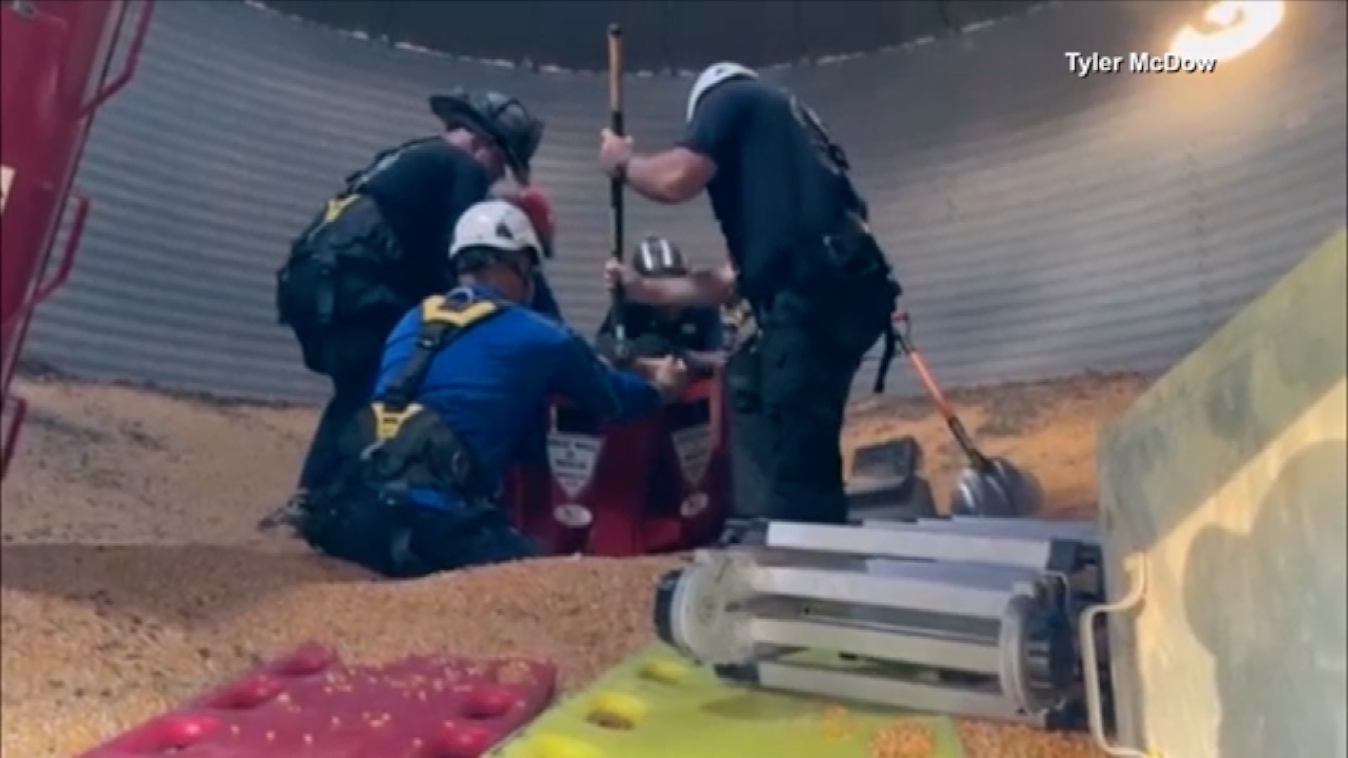 Race Against Time: First Responders Save Farmer Buried Up to His Neck After Falling Into Corn ...