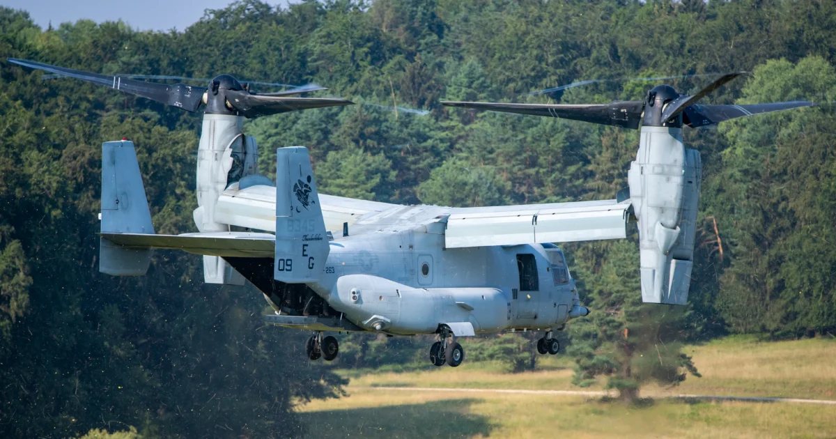 US Air Force Grounds Entire Osprey Fleet After Fatal Training Mission ...