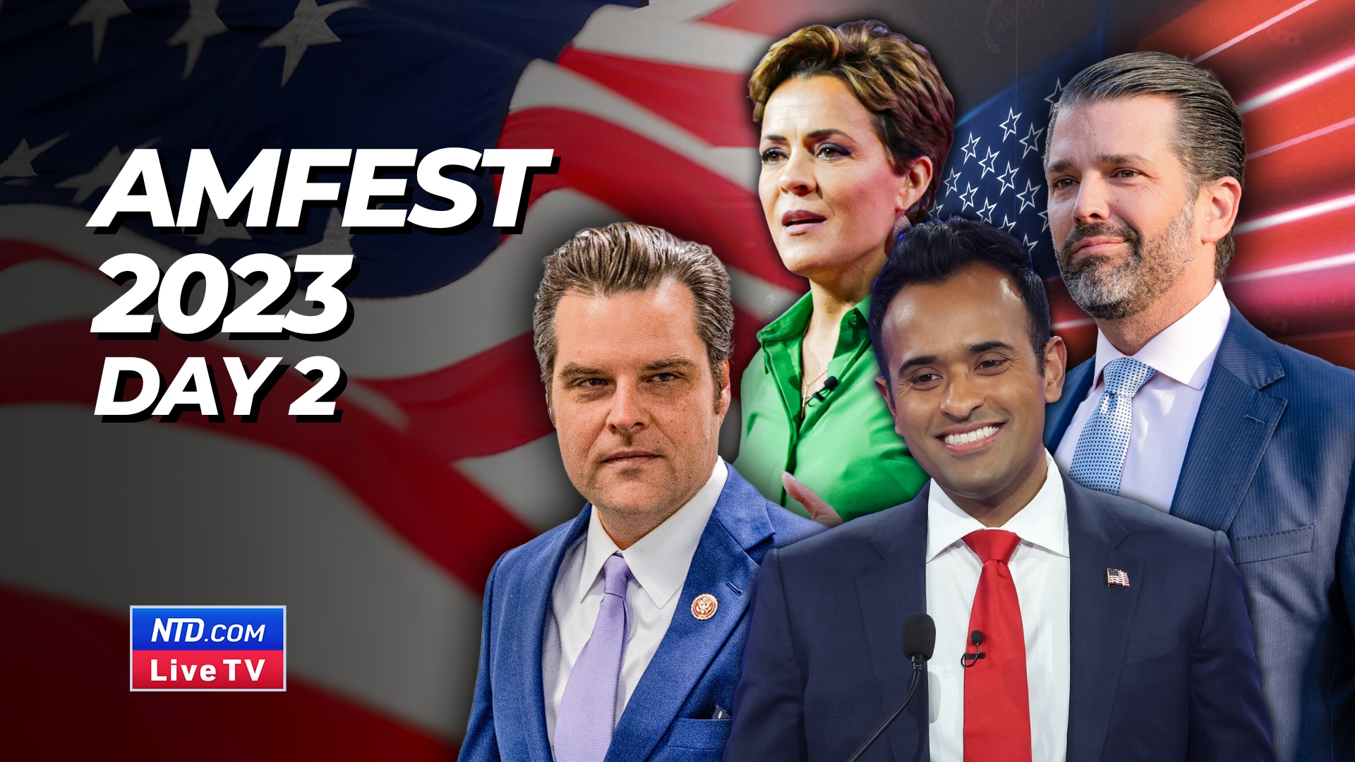 AmericaFest 2023–Day 2 With Donald Trump Jr., Roger Stone, Vivek ...