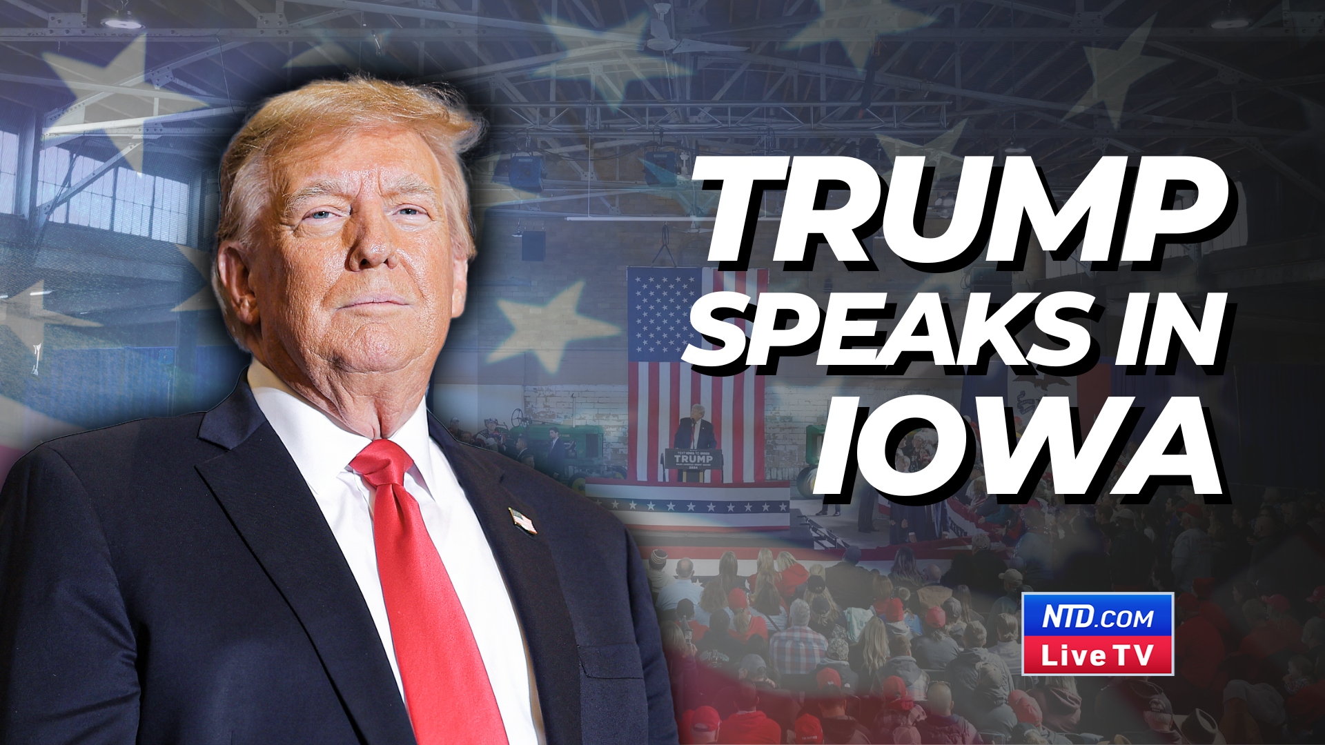 Trump Delivers Remarks at ‘Commit to Caucus’ Event in Waterloo, Iowa | NTD