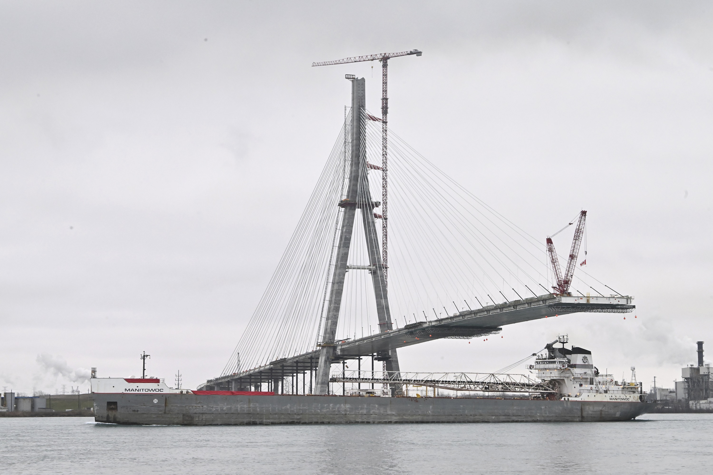 New Bridge Connecting Detroit to Canada Won’t Open Until Fall 2025 | NTD