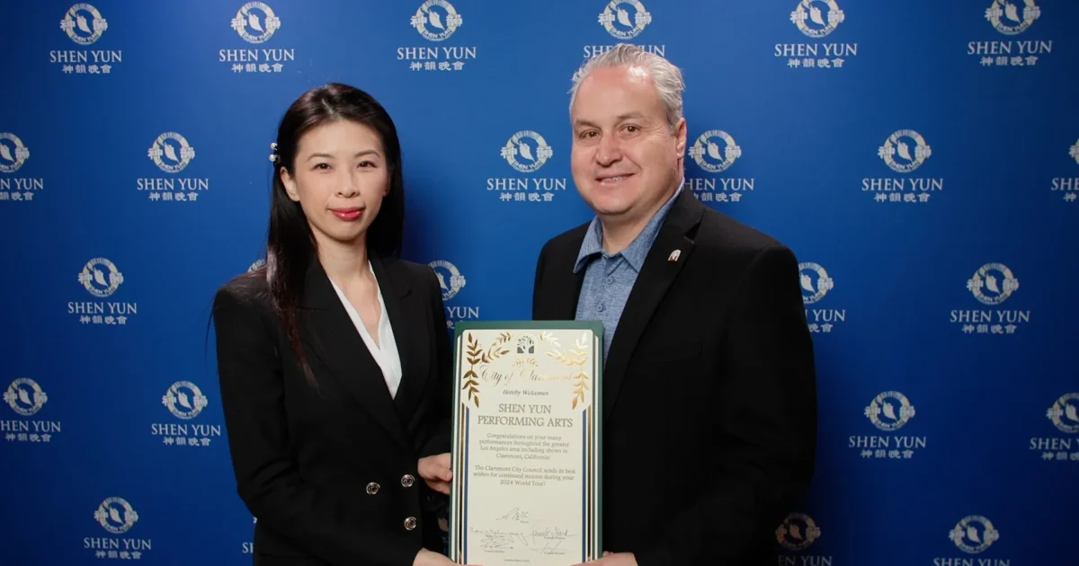 Claremont Mayor Thankful for Shen Yun Bringing Traditional Values to ...