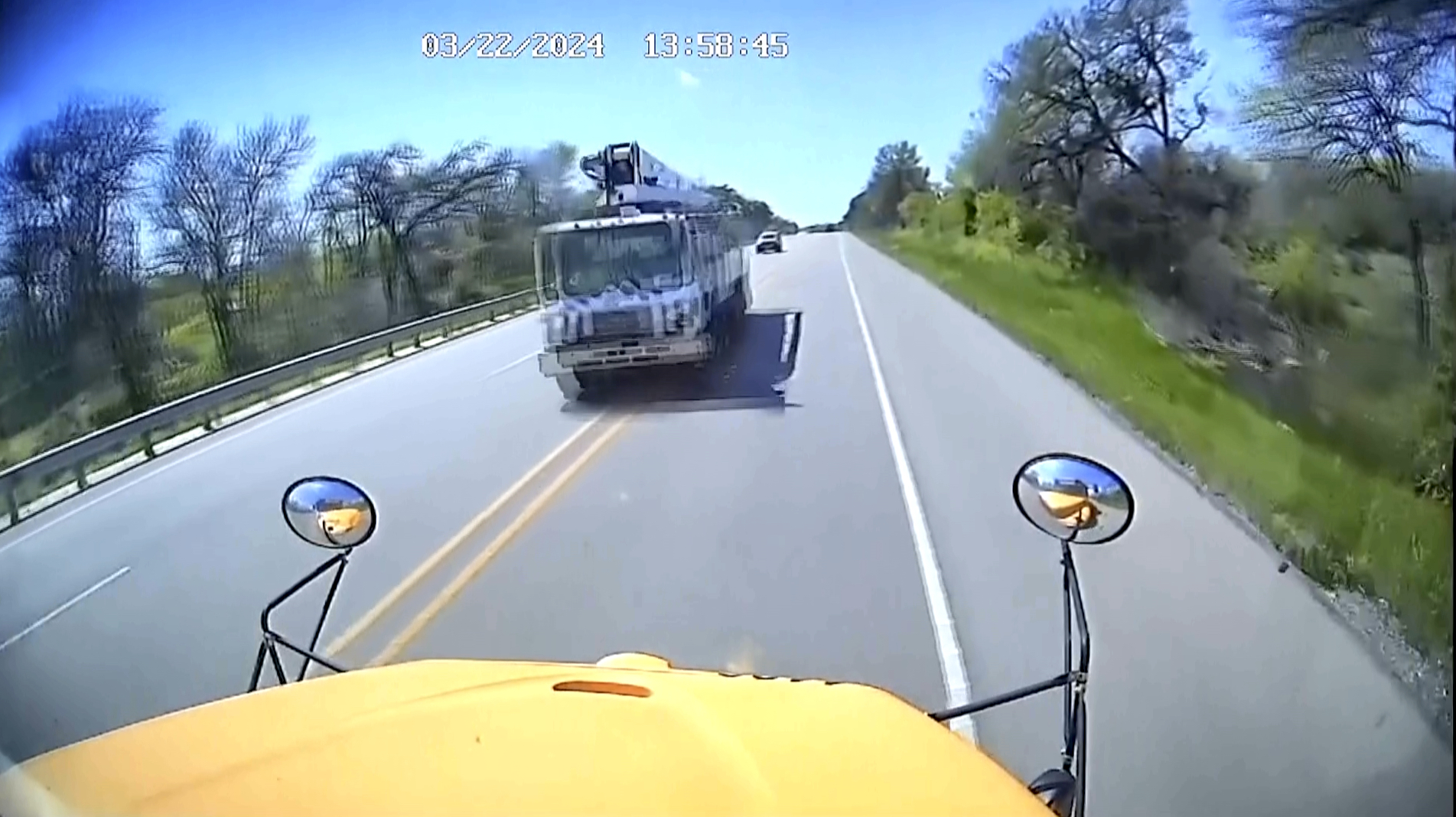 Dashcam Video Shows Deadly Texas School Bus Crash After Cement Truck ...